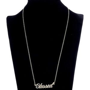 Jewelry | Blessed Gold Necklace Nwt | Poshmark
